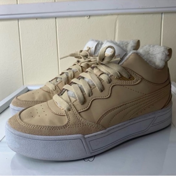 Puma | Shoes | Puma Skye Demi Teddy Sneakers Size 7 | Poshmark